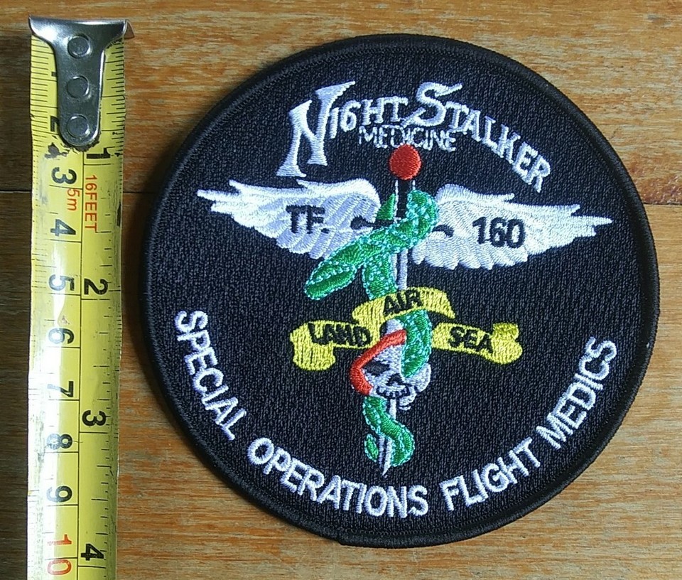 US ARMY PATCH ~ 160th Soar Regiment Night Stalkers Medicine Special Ops ...