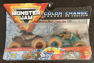 Monster Jam COLOR CHANGE Trucks - MONSTER MUTT vs SCOOBY-DOO | eBay