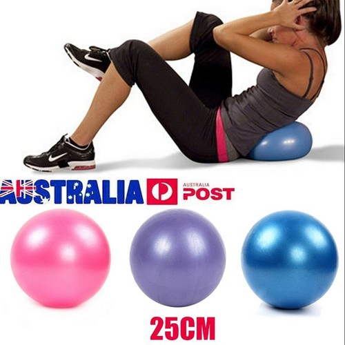 25cm Yoga Ball Exercise Pilates GYM Home Fitness Balance Ball RO | eBay