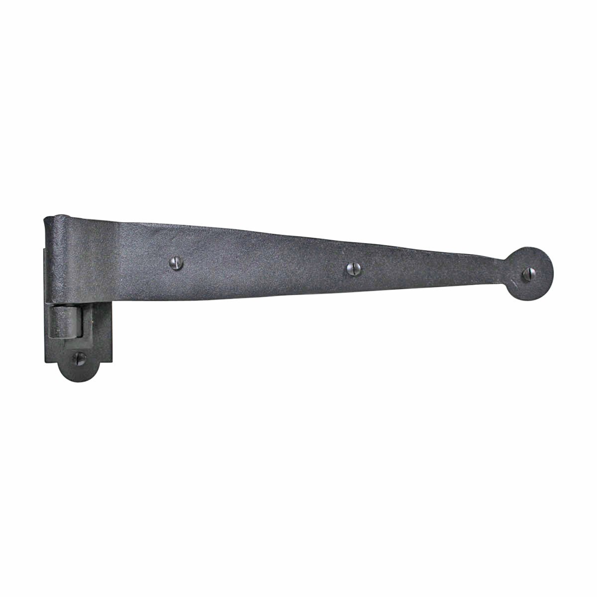 Black Offset Strap Lift Off Pintle Hinge 11 Inch x 2 5/8 Inch Wrought ...