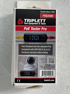 Triplett Pro PoE Tester - POE2000 | eBay