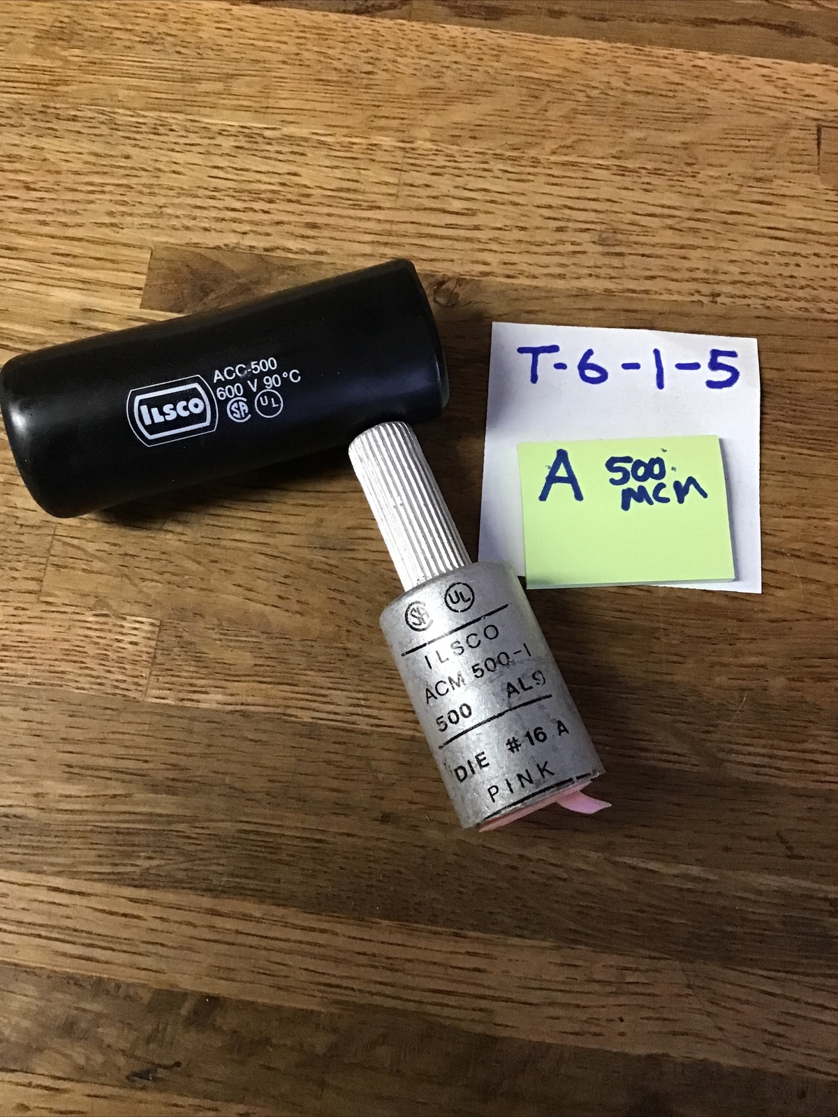 1 NEW, ILSCO ACM 500-1 pigtail 500 MCM Compress adaptors aluminum ...