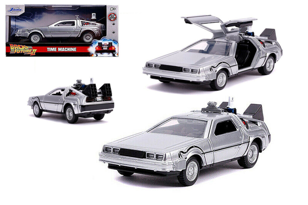 Jada Hollywood Rides 1:32 Back To The Future II Time Machine Model Car ...