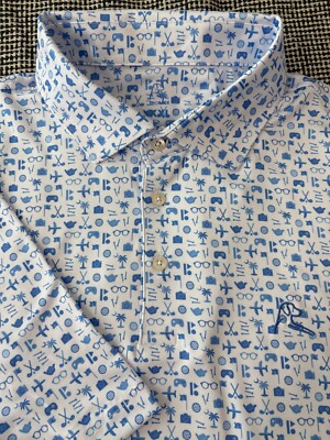 Rhoback Bryan Bros Men's Short Sleeve Performance Polo sz 2XL | eBay