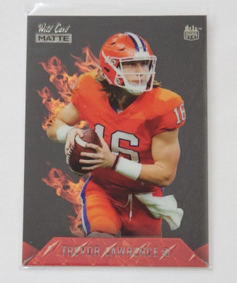 2021 WILD CARD MATTE TREVOR LAWRENCE ROOKIE CARD #MRHR-1 | eBay
