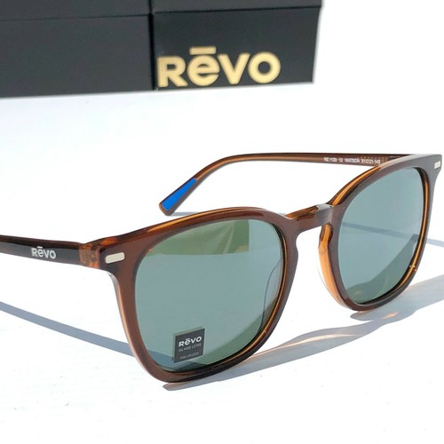 NEW Revo WATSON Brown Tortoise POLARIZED SG50 Glass Lens Sunglass 1129 ...