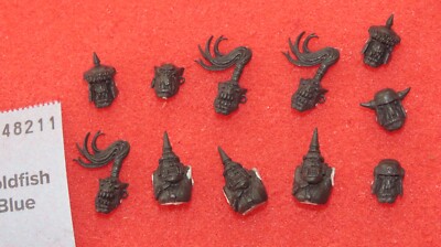 Games Workshop Warhammer 40k Ork Heads Bodies Gorkamorka Trukk Head ...