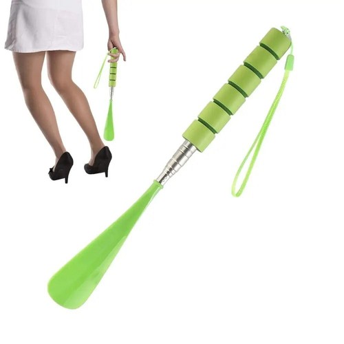 Shoe Accessory Retractable Shoehorn Long Handle Lifter Shoes Spoon Shoe ...