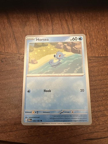 Pokemon Card NM Horsea HP60 030/182 2023 Basic | eBay
