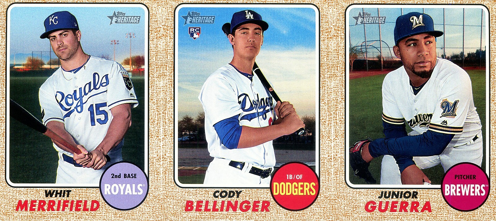 2017 Topps Heritage High Number Baseball Box Topper Ad Advertising ...