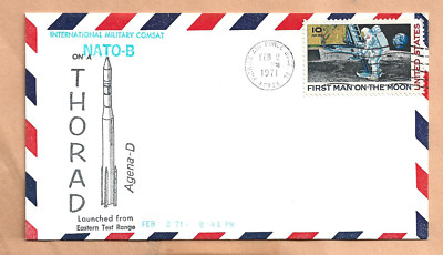 NATO B THORAD AGENA D LAUNCH FEB 2,1971 PAFB SPACE COVER NASA | eBay