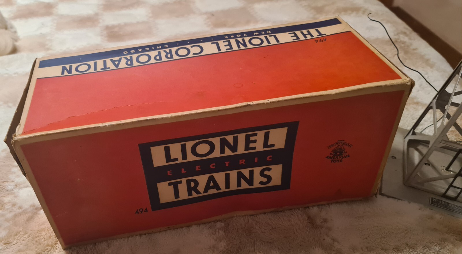 1950'S Vintage LIONEL #394 O Scale Rotating Beacon Tower w/box | eBay