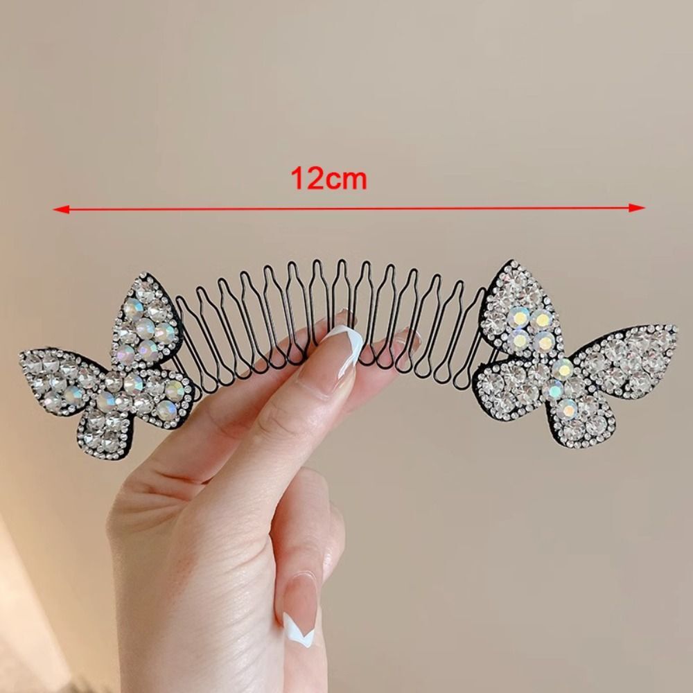 Fragmented hair Headbands Stretch HairHoop Band Clip Hair Headband Comb ...