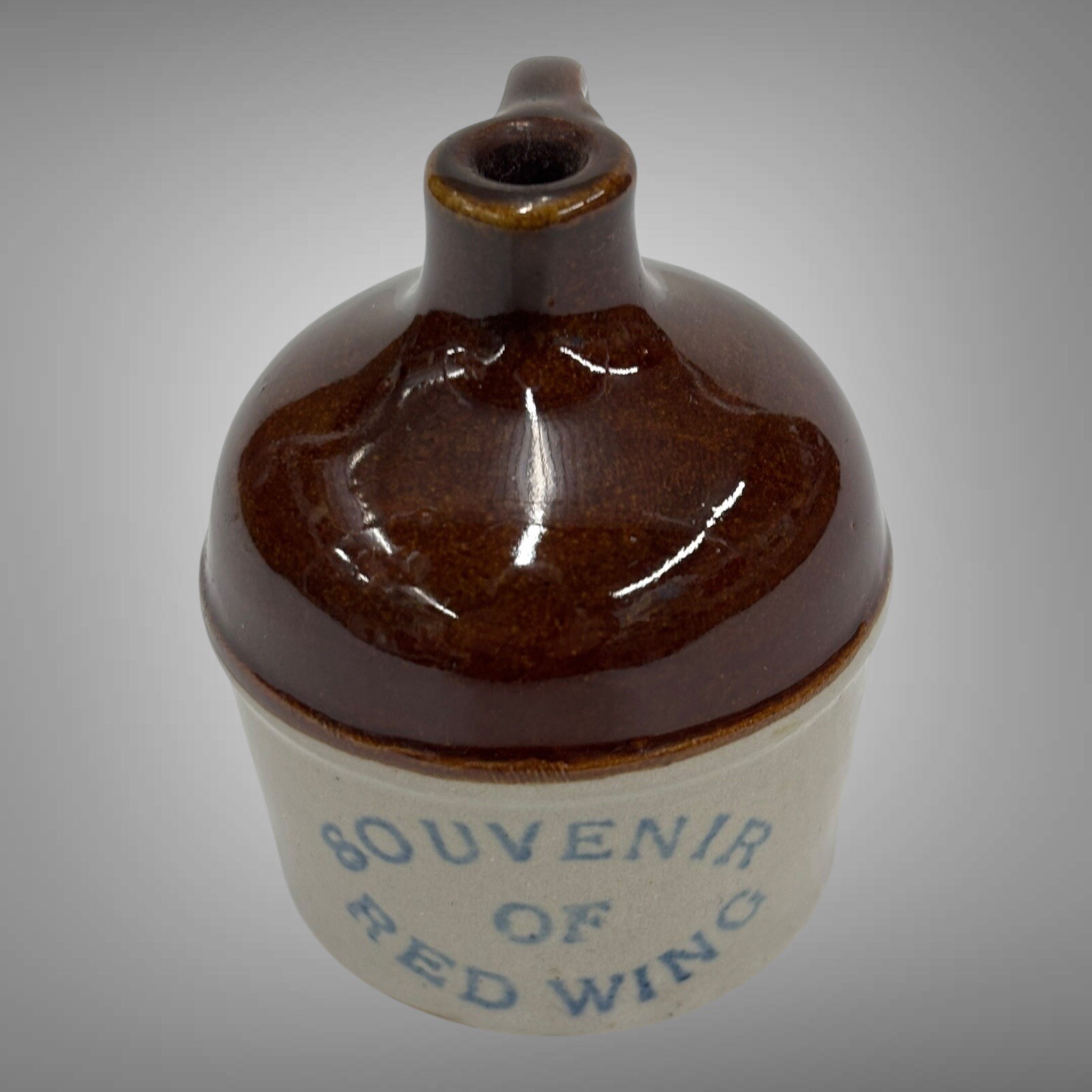 Antique Red Wing Mini Jug Souvenir of Red Wing Advertising Stoneware ...