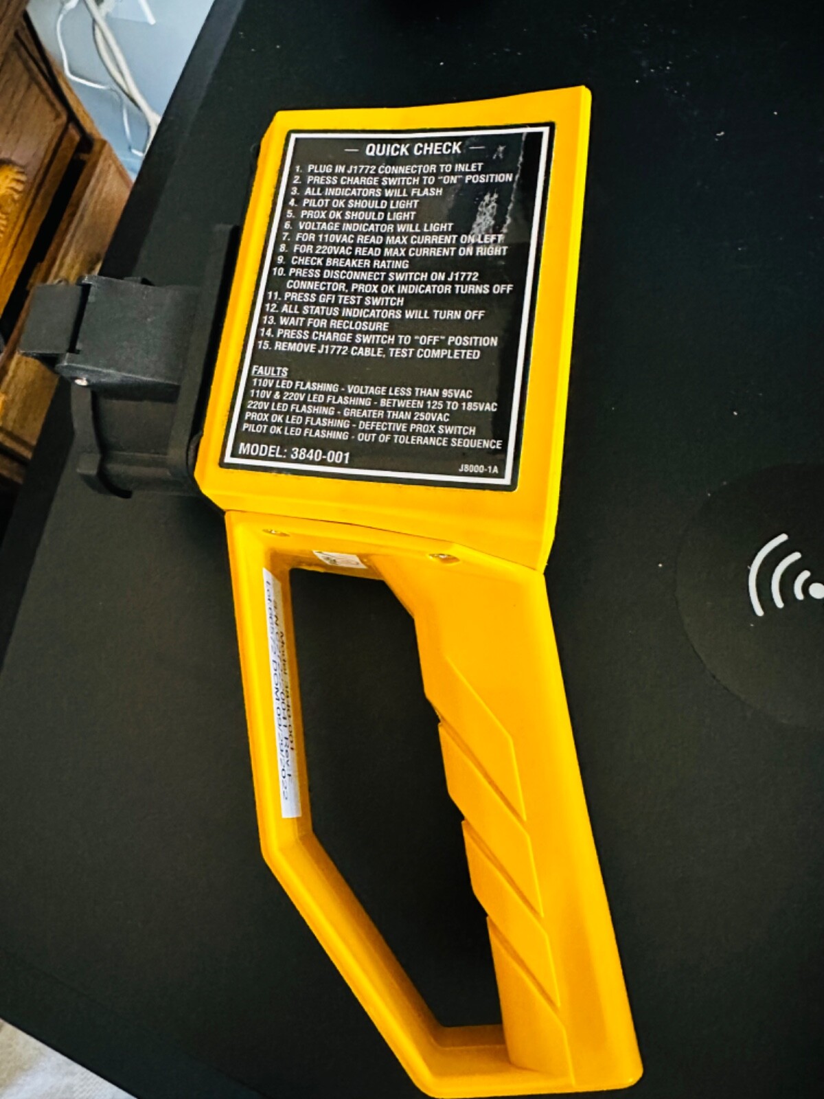 3840 Electrician Vehicle Charger Tester for Level 1 and Level 2 Ev ...