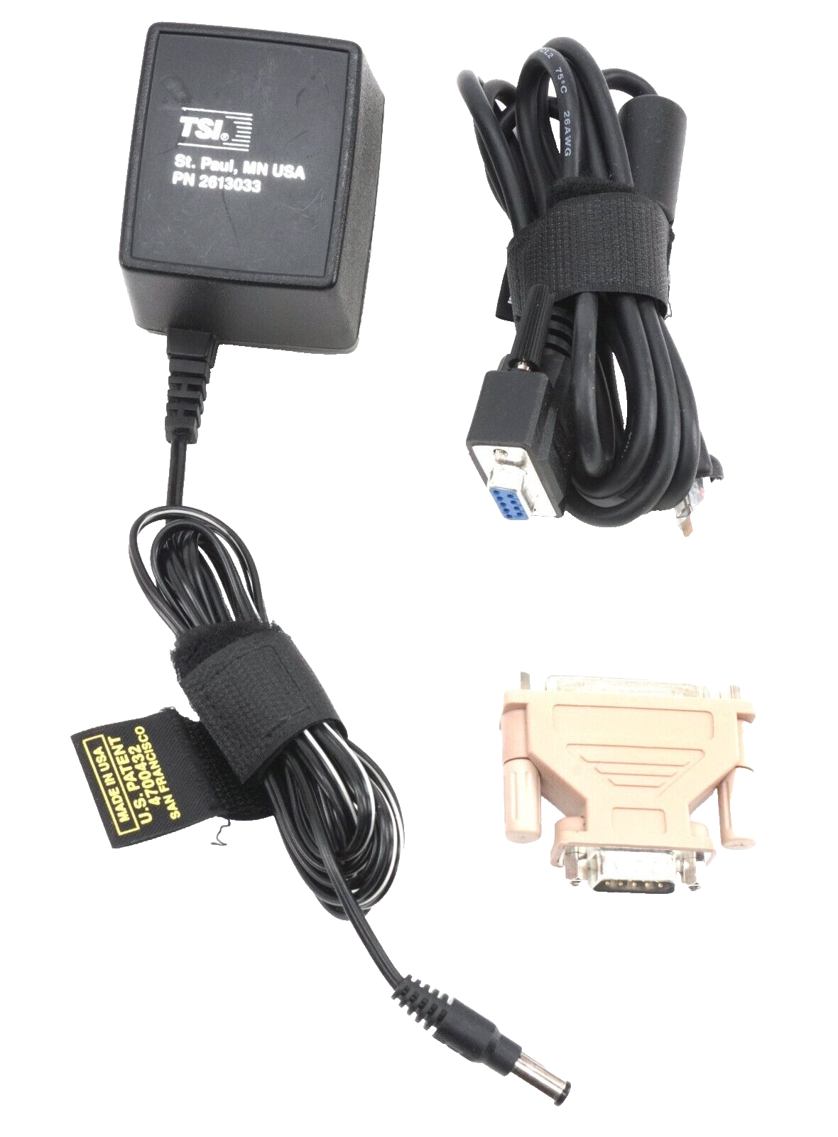 TSI Q-Trak Plus Air Quality Meter Accessories Power Adapter/Data Cable ...