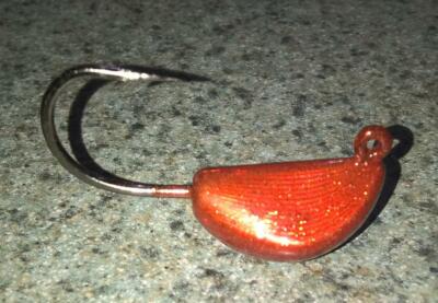 10 TOG SHEEPSHEAD JIGS 32824 Hooks ORANGE SHERBET Blackfish 1/2oz-3oz ...