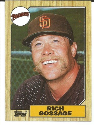RICK GOOSE GOSSAGE 1987 TOPPS CARD NEAR MINT+ CONDITION | eBay