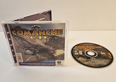 NovaLogic Comanche CD PC CD-Rom MS-DOS 1994 | RAH-66 Helicopter ...