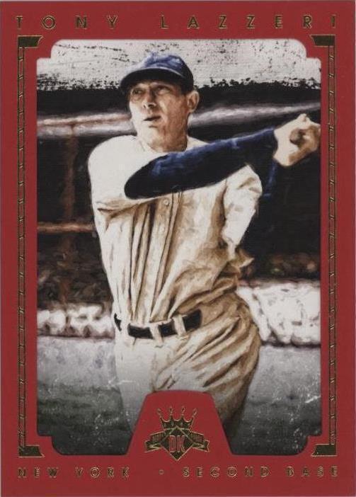 2016 Panini Diamond Kings - Tony Lazzeri #22 Red Framed /99 for sale ...