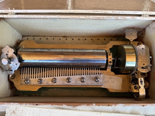 Swiss Cylinder Music Box * Mermod Jacot Caille Puck Upright Coin Op ...