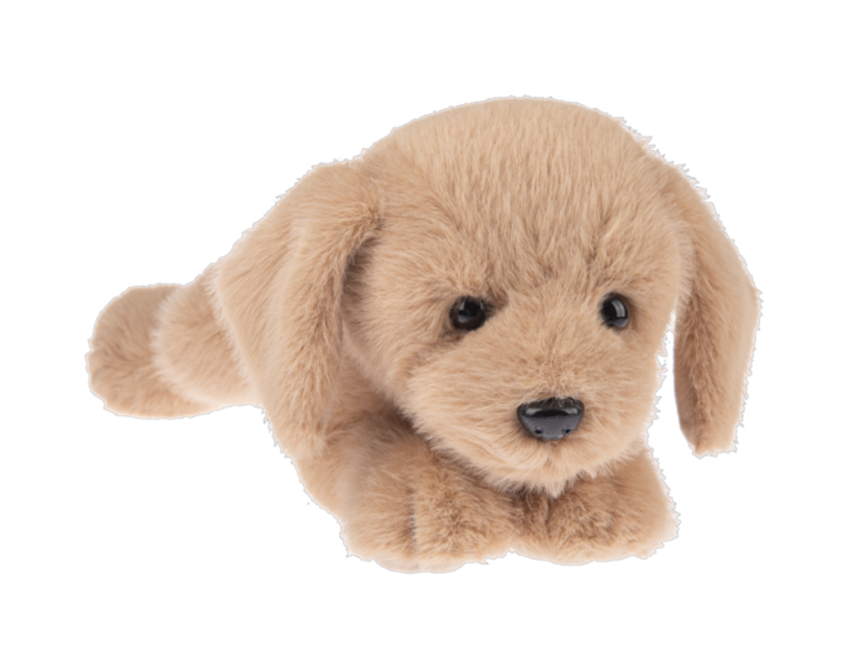 Hands on Ganz Biscuit Dog Yellow Labrador Lab Dog Plush Stuffed Animal ...