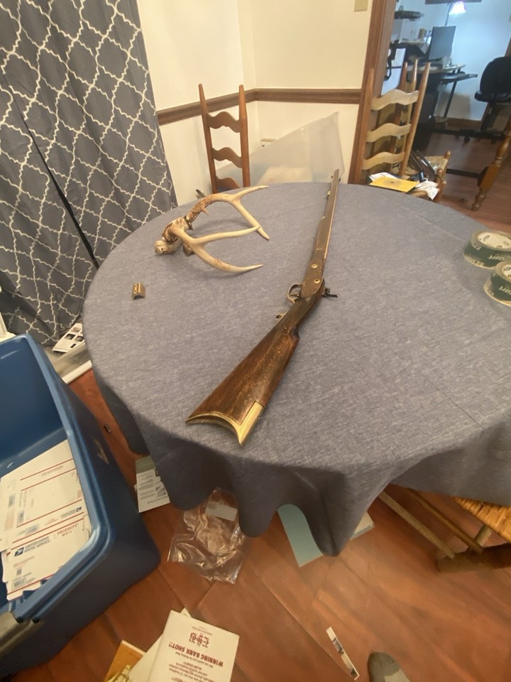 Kentucky Rifle Lock ,Stock ,and Ramrod. . Great Finish And Wood Grain ...