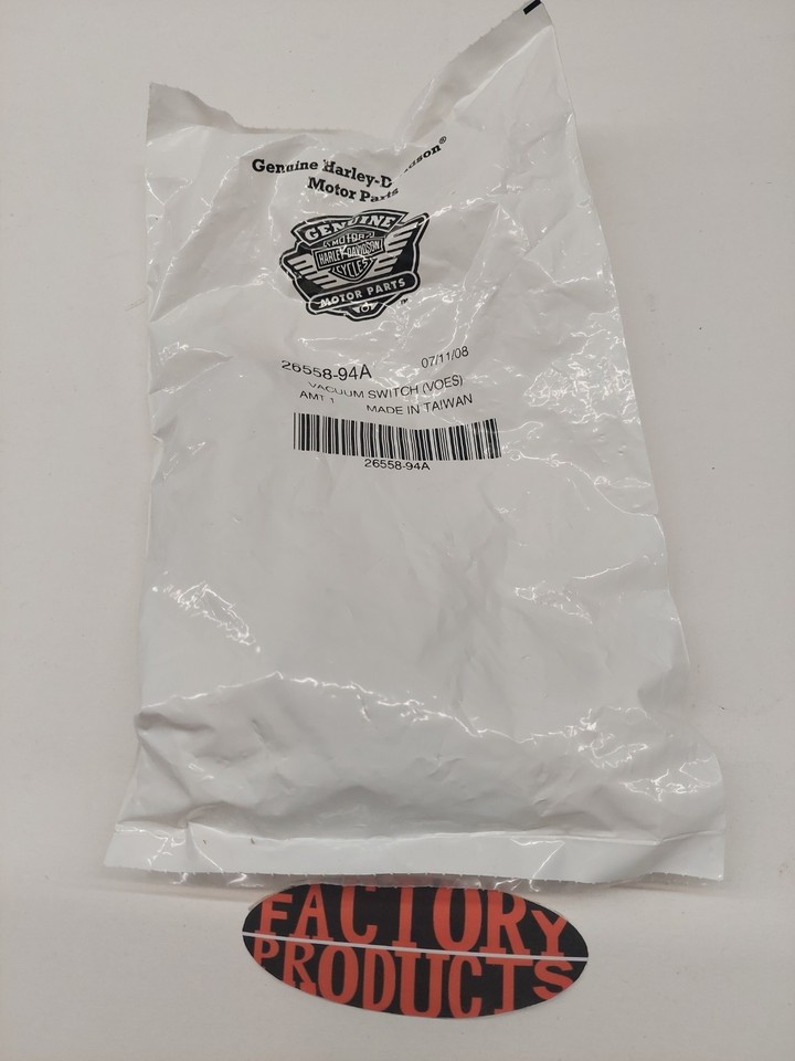 GENUINE HARLEY DAVIDSON Vacuum Switch VOES 26558-94A | eBay