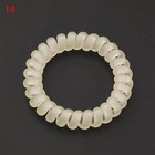 1Pcs Telephone Wire Elastic Rubber Band Traceless Girls Ponytail Hair ...