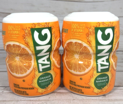TANG ORANGE Powdered Drink Mix 20oz Container BB:3/17/2026 (2 Pack ...