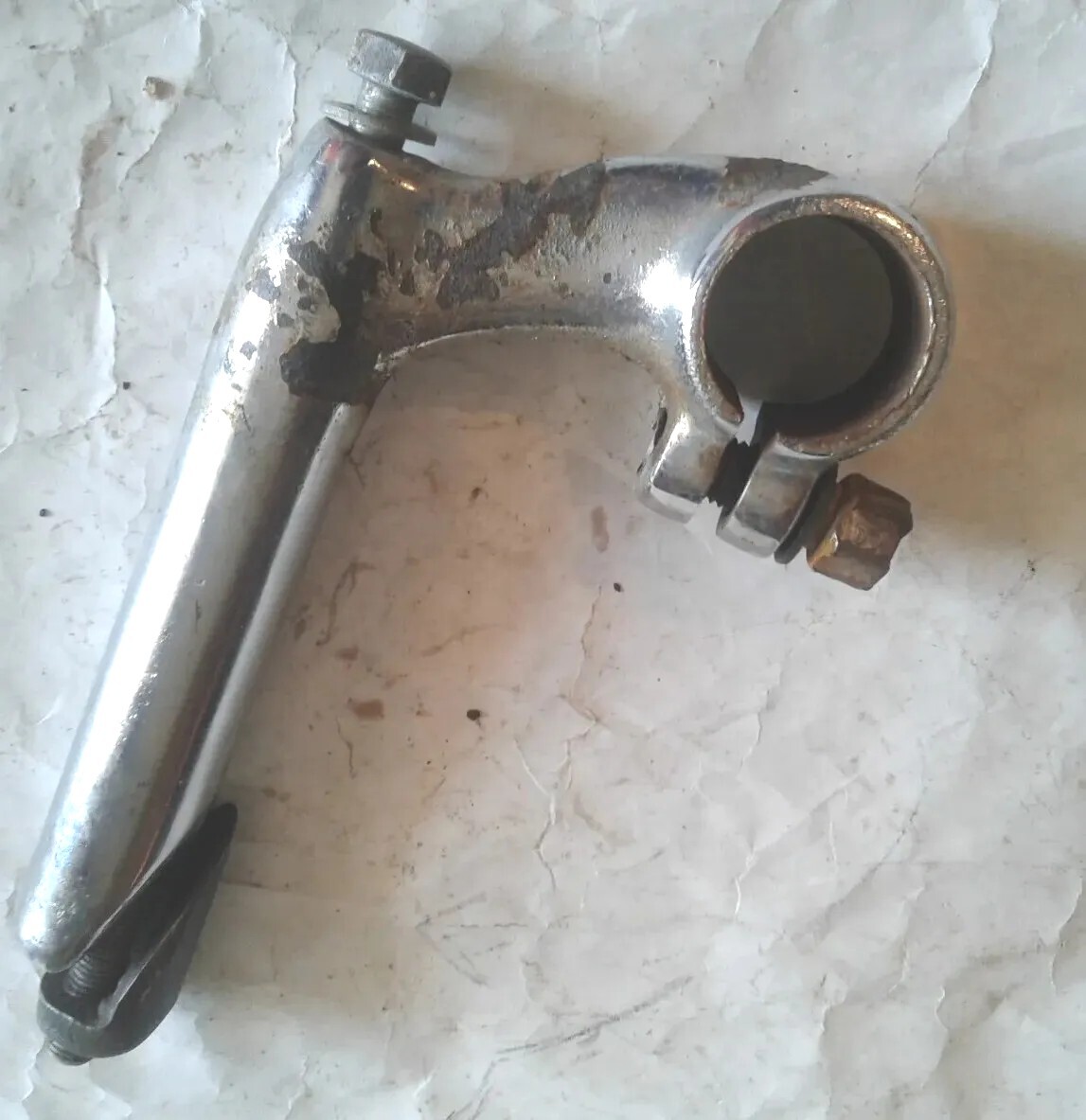VINTAGE SCHWINN BICYCLE HANDLEBAR STEM NICE 3=22 | eBay