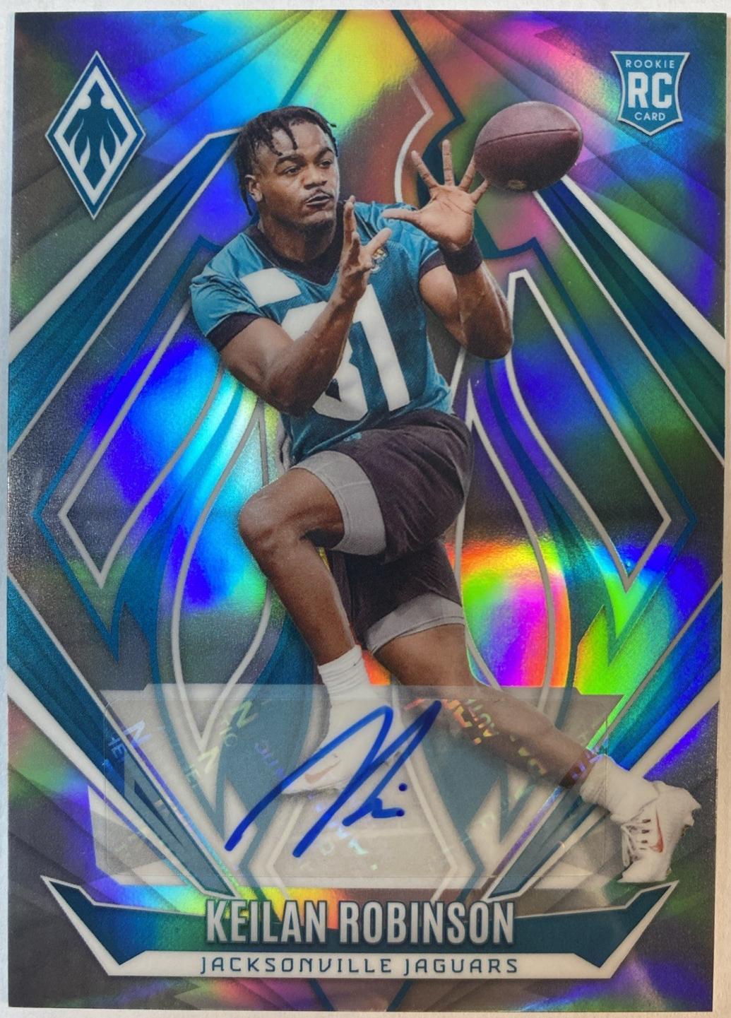 2024 Panini Phoenix - Rookies Keilan Robinson #212 Silver Autograph ...