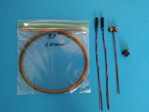 1.0mm Colored FIBER OPTIC LIGHTING Kit for scale models etc $22value ...