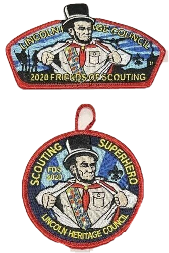 Boy Scout Lincoln Heritage Council 2020 FOS CSP Set | eBay