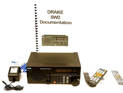 DRAKE SW2 LW MW SHORTWAVE RADIO AM SSB SYNCHRONOUS DETECTOR w/ RC ...