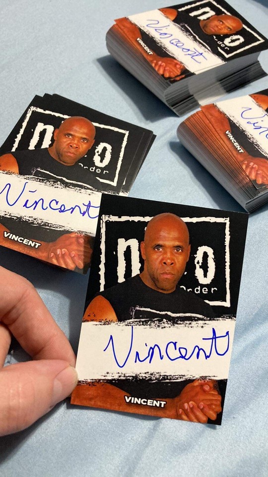 Vincent Virgil NWO auto card WCW wwe wwf aew signed | eBay