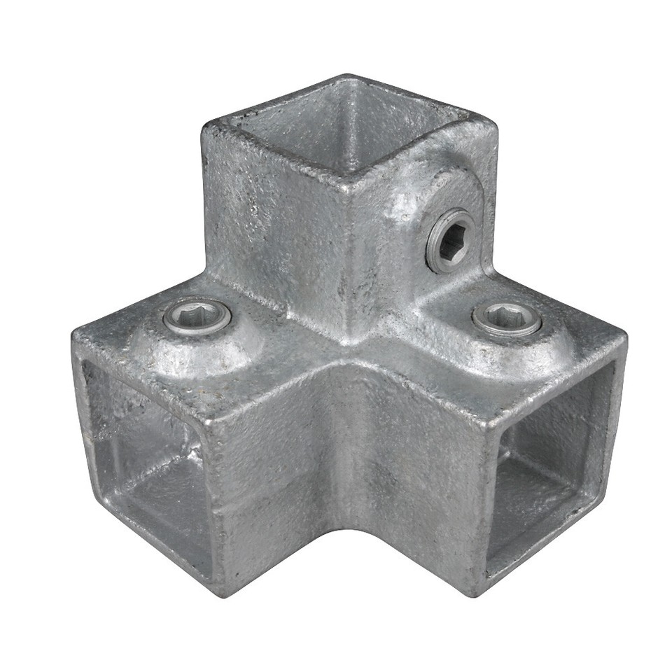 Industrial Handrail Galvanised Mild Steel Square Key Clamp Fittings Box ...