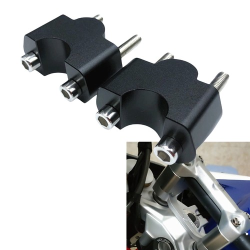 1Set Black Handlebar Risers Clamp Adapter Fit For BMW G310GS G310R 2016 ...