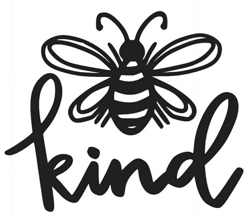 BEE KIND VINYL DECAL CAR TRUCK PERMANENT OUTDOOR BEE DIECUT | eBay