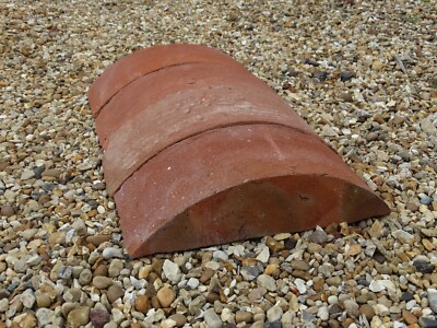 Wide Half Round Red Brick Wall Coping | eBay UK
