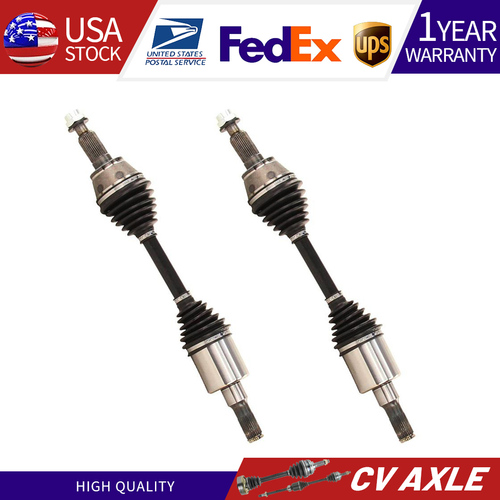 TrakMotive Pair Set of 2 Front CV Axle Shafts For Hummer H3 2006-10 H3T ...