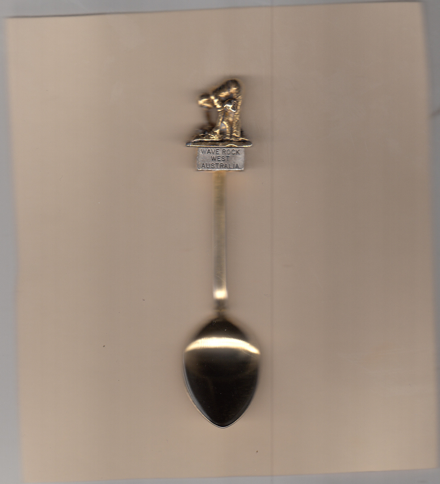 Hyden-WA-Wave Rock-[Randa Goldplated 1980s Spoon]-Australia-Souvenir ...