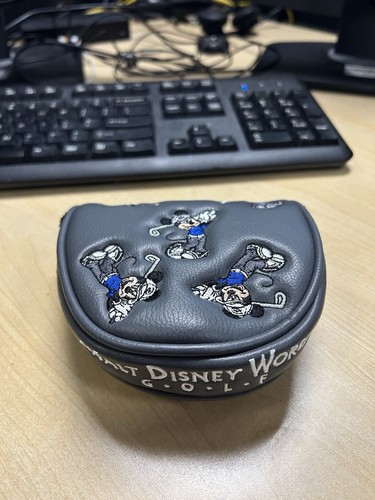 NEW Walt Disney World Golf Mallet Style Putter Head Cover - Gray Mickey ...