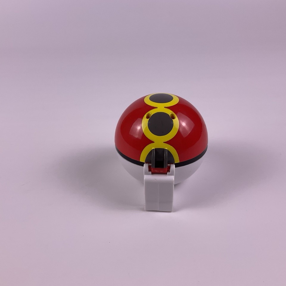 Pokemon Pokeball Clip N Go Poke Ball Toy Empty Red White Yellow Black ...