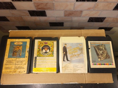 Lot Of 10 8 Track Tapes Spanish/Latin Untested Pellin Rodriguez Miguel ...