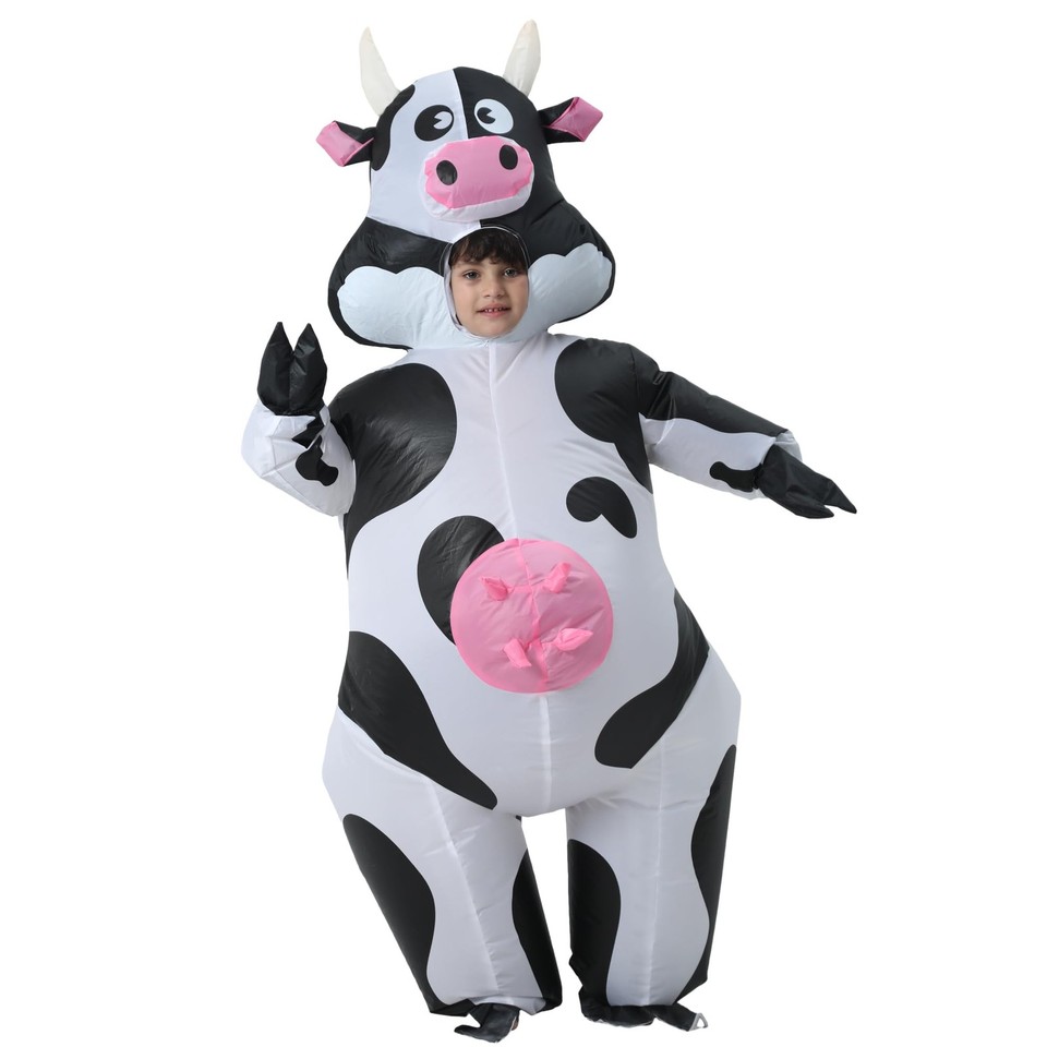 Inflatable Cow Costume Kids, Funny Cow Suit, Full Body Animal Costumes ...