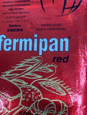 50 g Fermipan Red Instant Dried Yeast Bread Bakers Bakery Bread Maker ...
