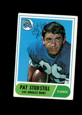 Pat Studstill 1968 Topps Rams authentic autographed card | eBay