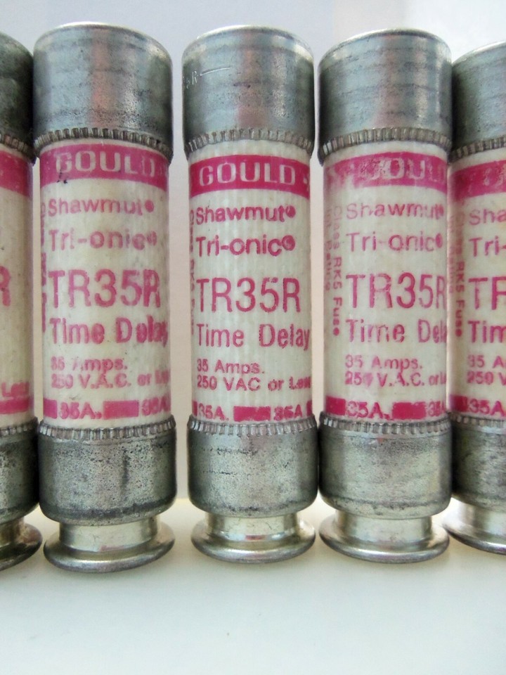 Nice Lot Shawmut TR35R 35 Amp Fuses FRN-R-35 Class RK5 250V | eBay