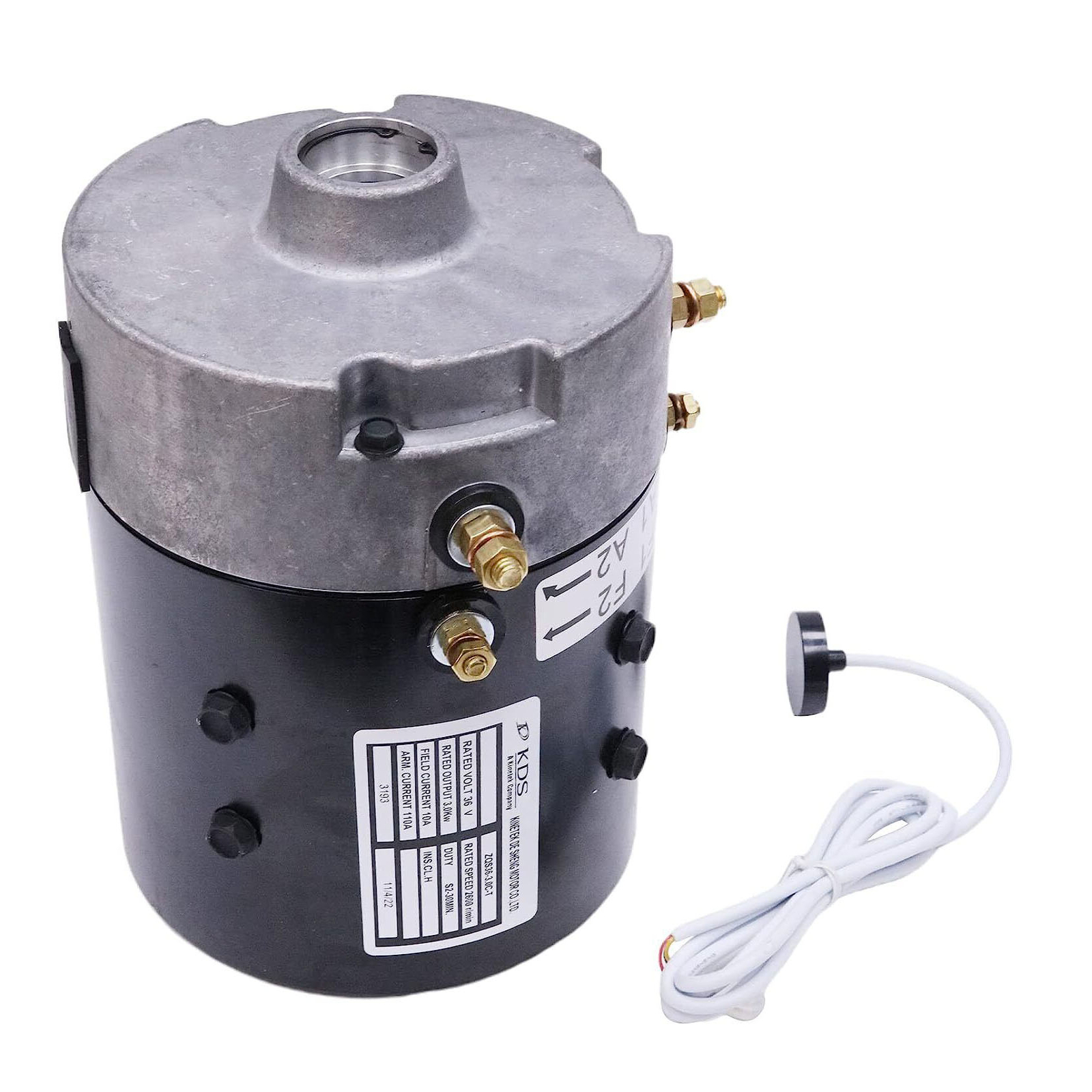 36/48V Electric Motor w/Speed Sensor 73124-G01 for Yamaha G9 G14 G16 ...